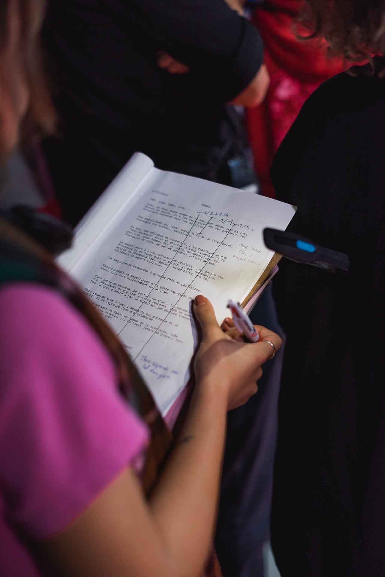 Formation Scripte à l'école de cinéma CLCF